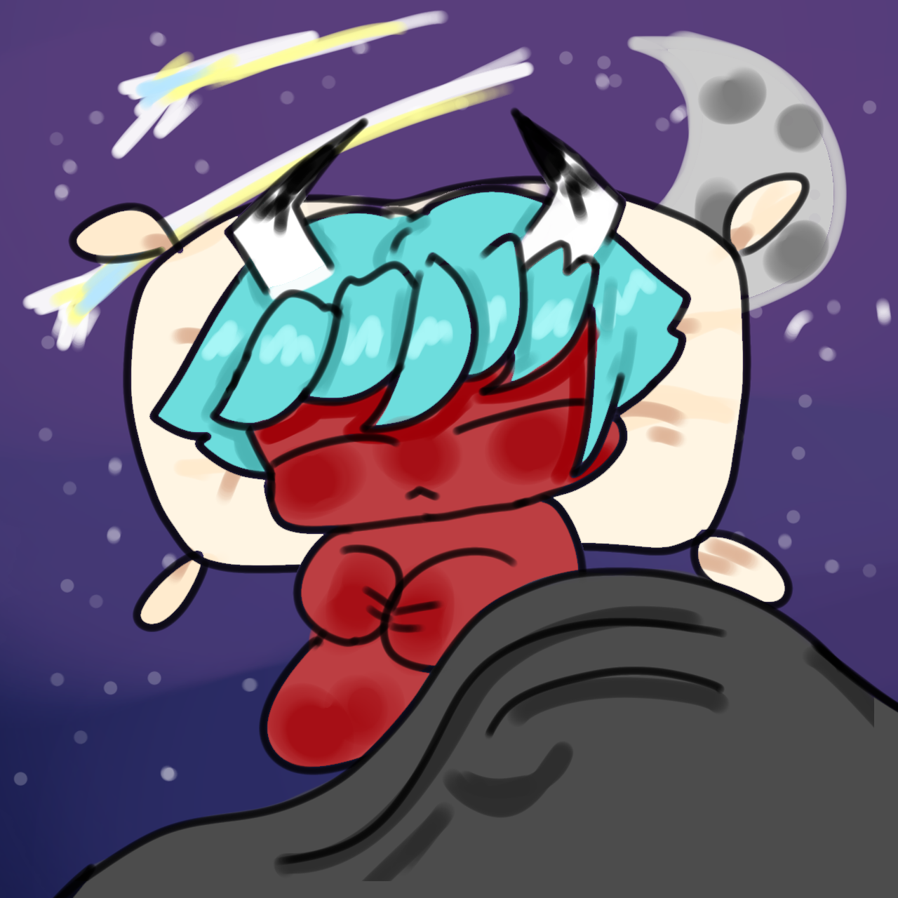 Bro really sleeps in space💀 - ibisPaint