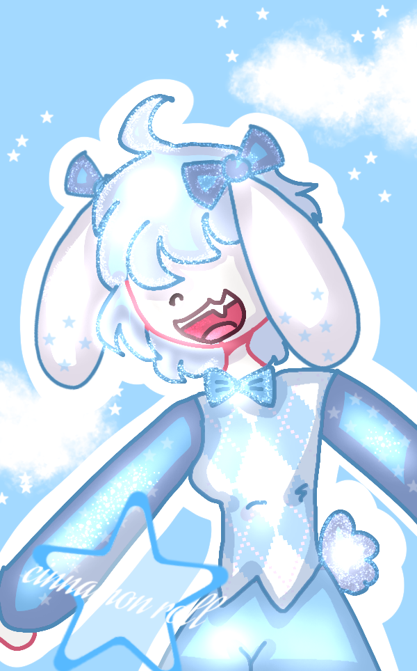 cinnamon roll 💙💙 - ibisPaint