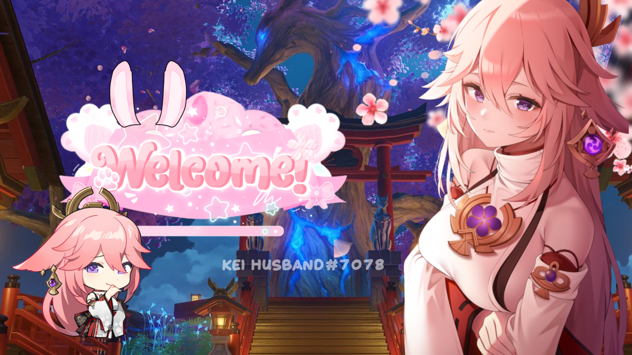 yae miko welcome - ibisPaint