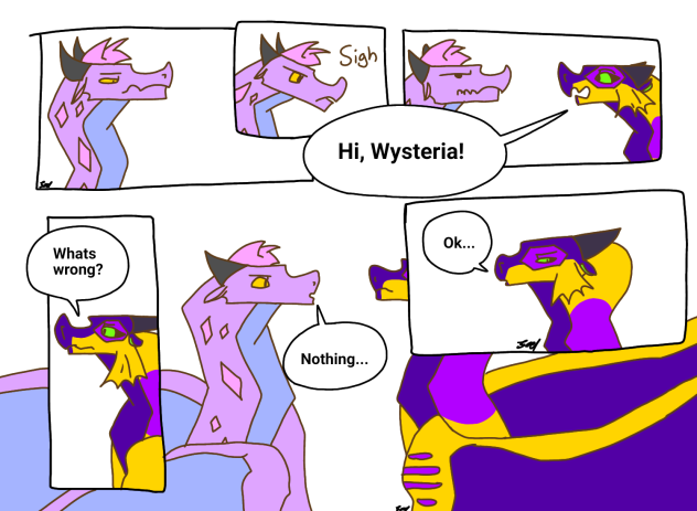 Wysteria & Wildberry (Comic Strip Part 1 - ibisPaint