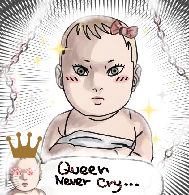 Queen never cry 🐺⛓️🎀🥶🥶 - ibisPaint