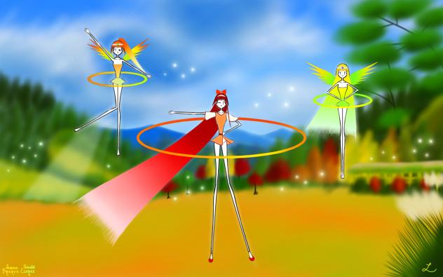 Hula Hoop Together - ibisPaint