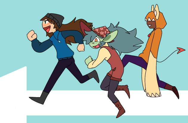 crew running - ibisPaint
