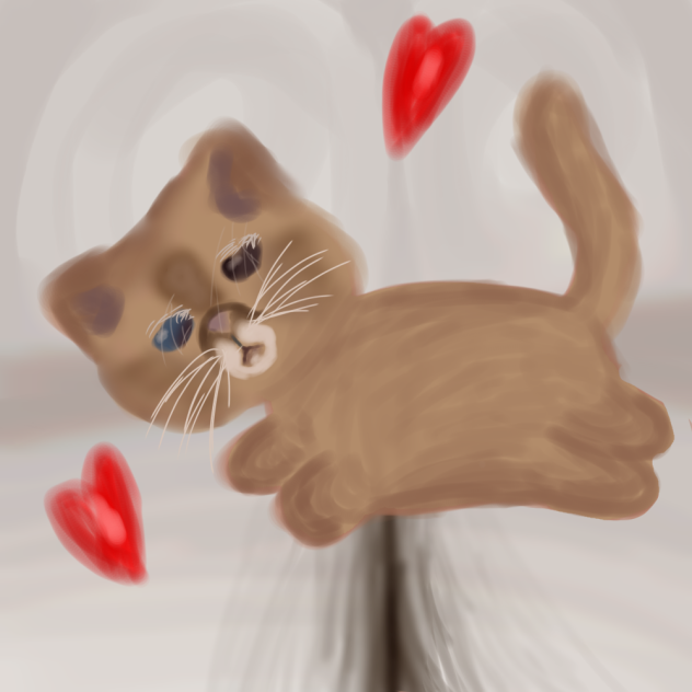 Kitty cat uwu lol - ibisPaint
