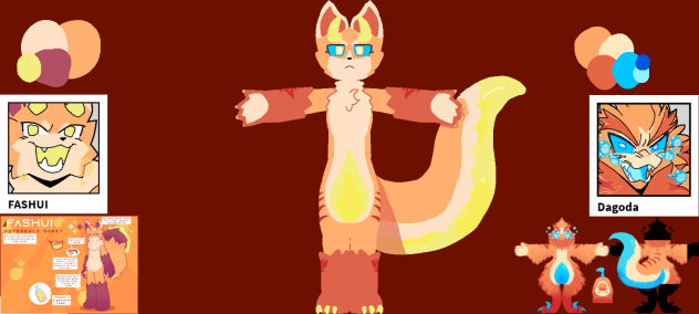 Fashui and Dagoda Gootraxian fusin - ibisPaint