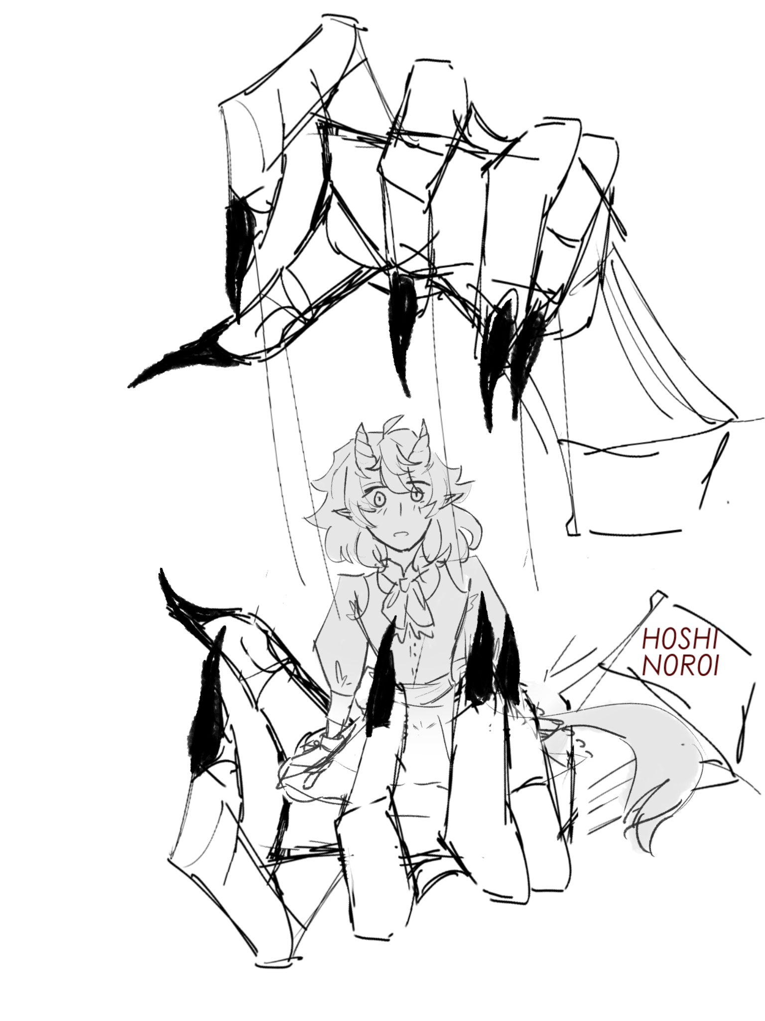 Trapped [OC Emille] wip - ibisPaint