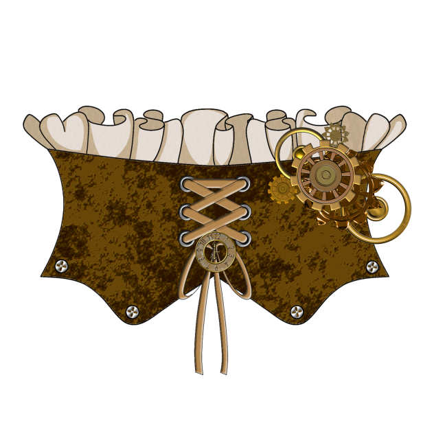 steampunk choker - ibisPaint