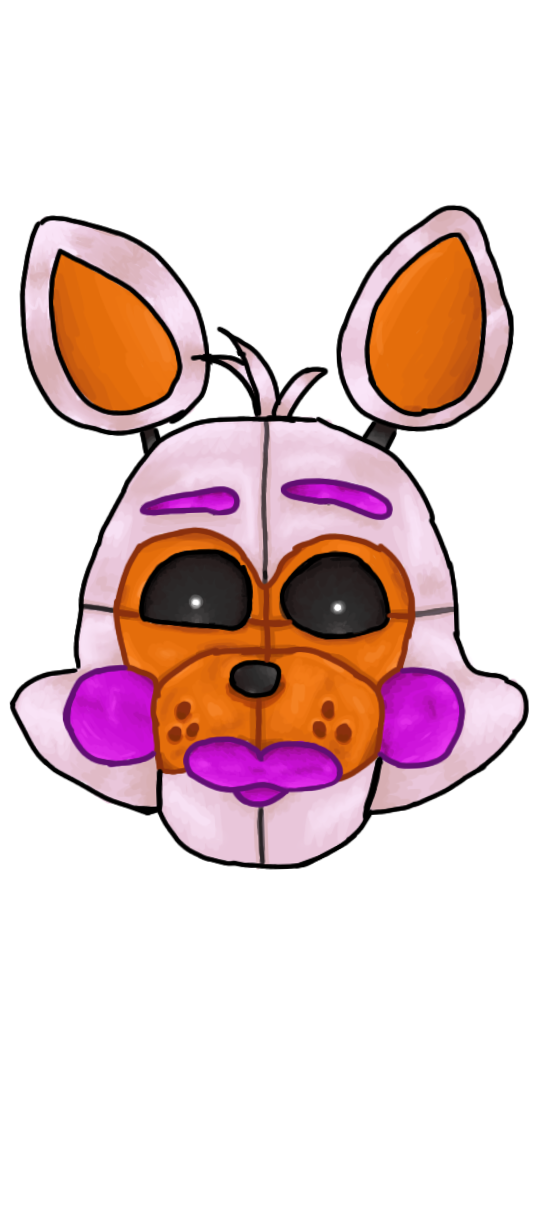 lolbit mask - ibisPaint