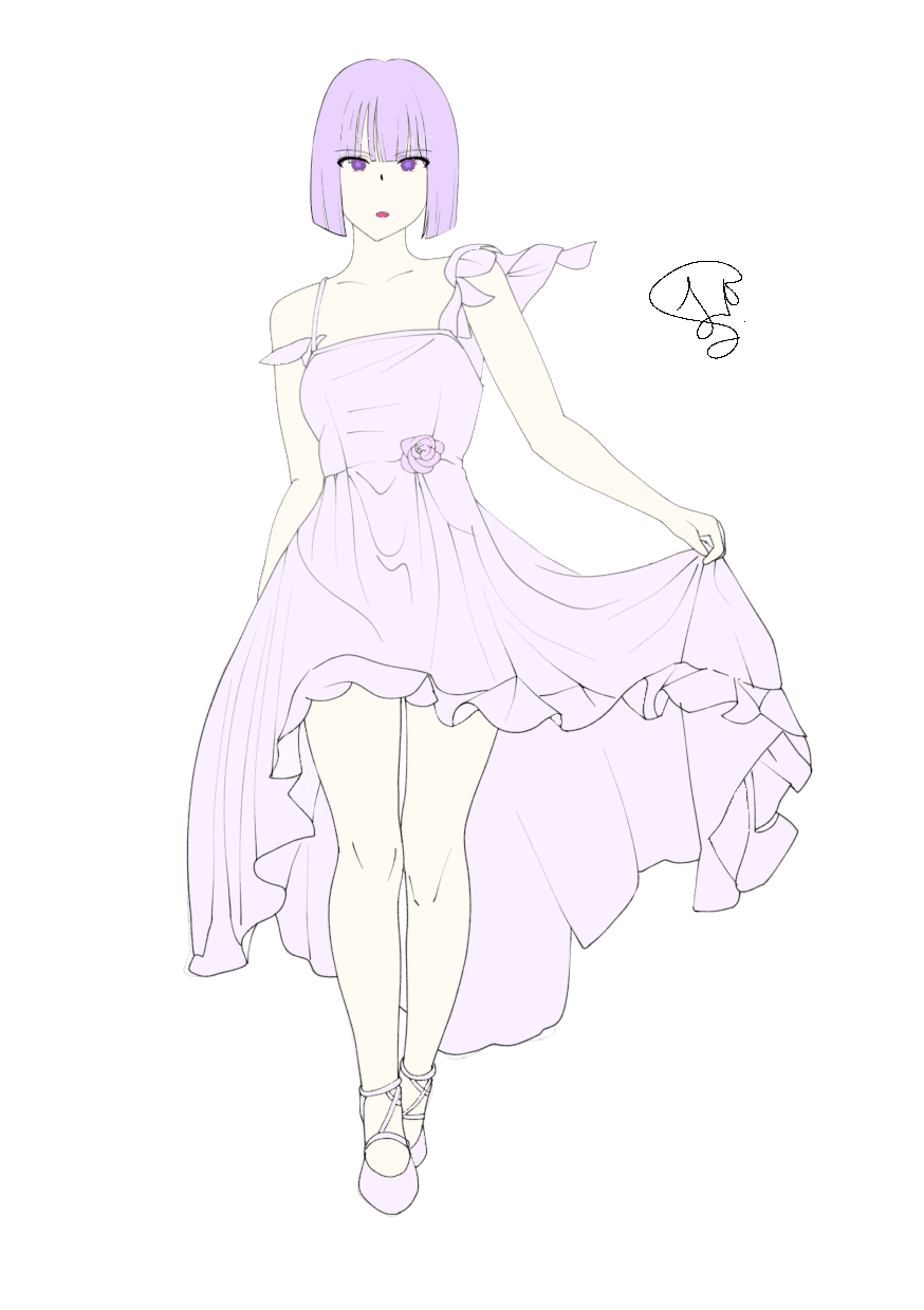 The GLORIOUS DRESS - ibisPaint
