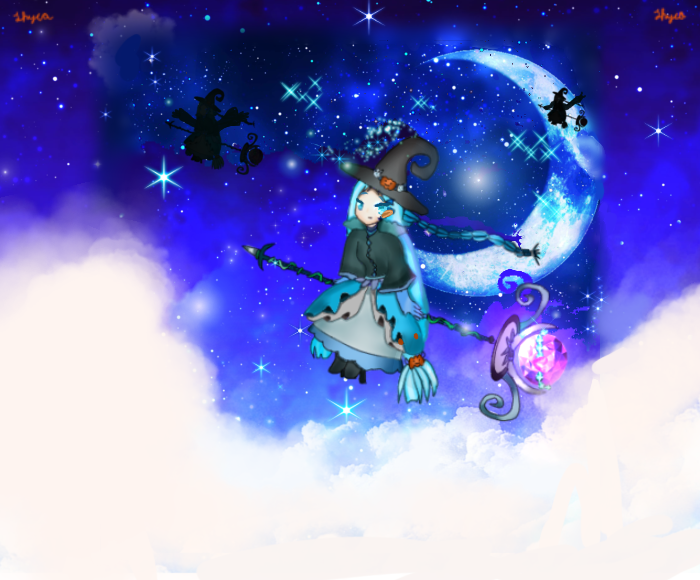 witch(my 4th drawing) - ibisPaint