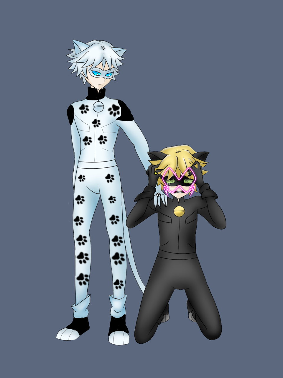 my version of cat blanc - ibisPaint