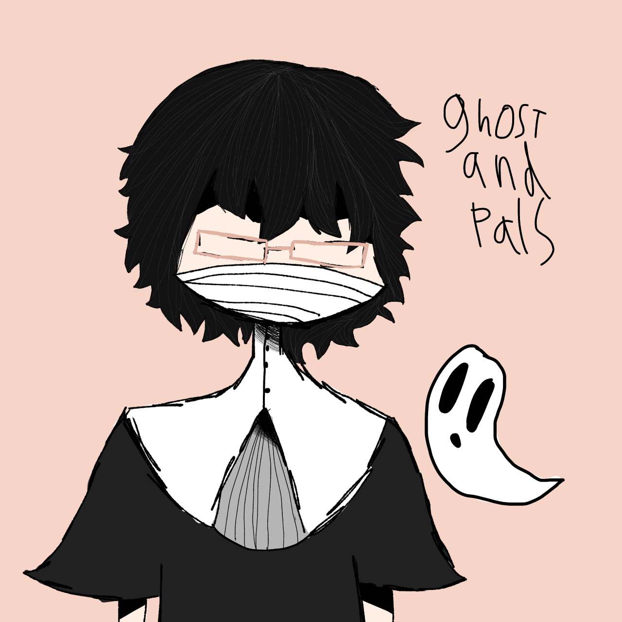 Ghost and pals fanart! - ibisPaint