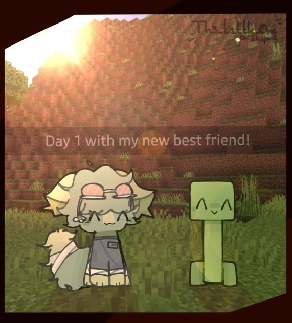 'Vibing with a creeper' Day 1 - ibisPaint