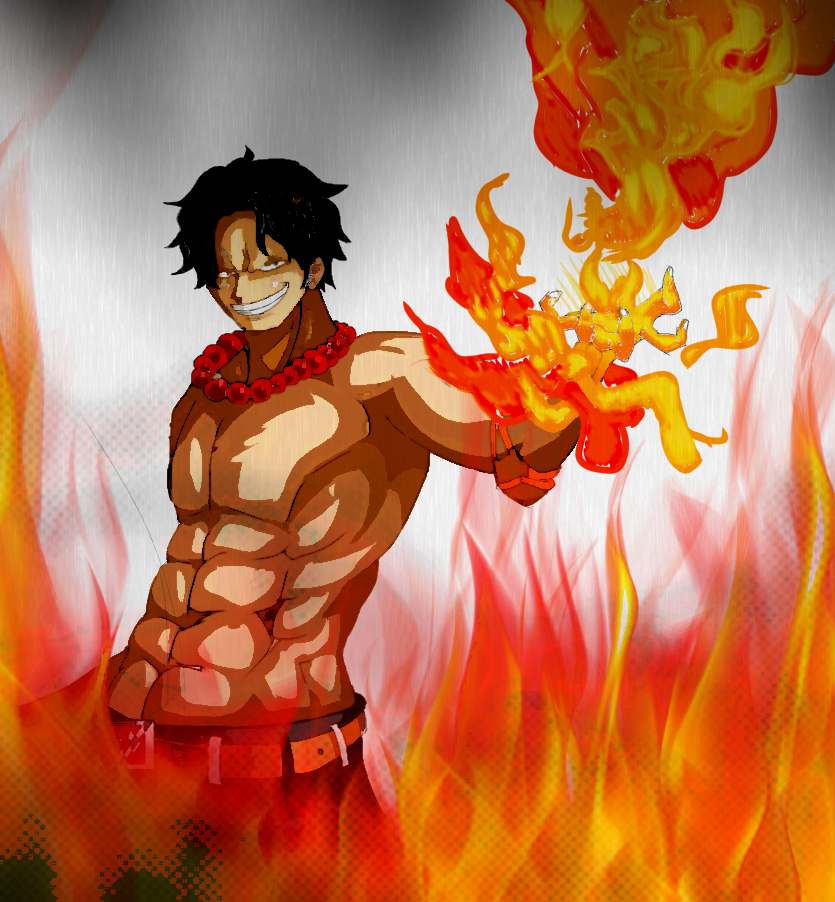 火拳,炎帝 - ibisPaint