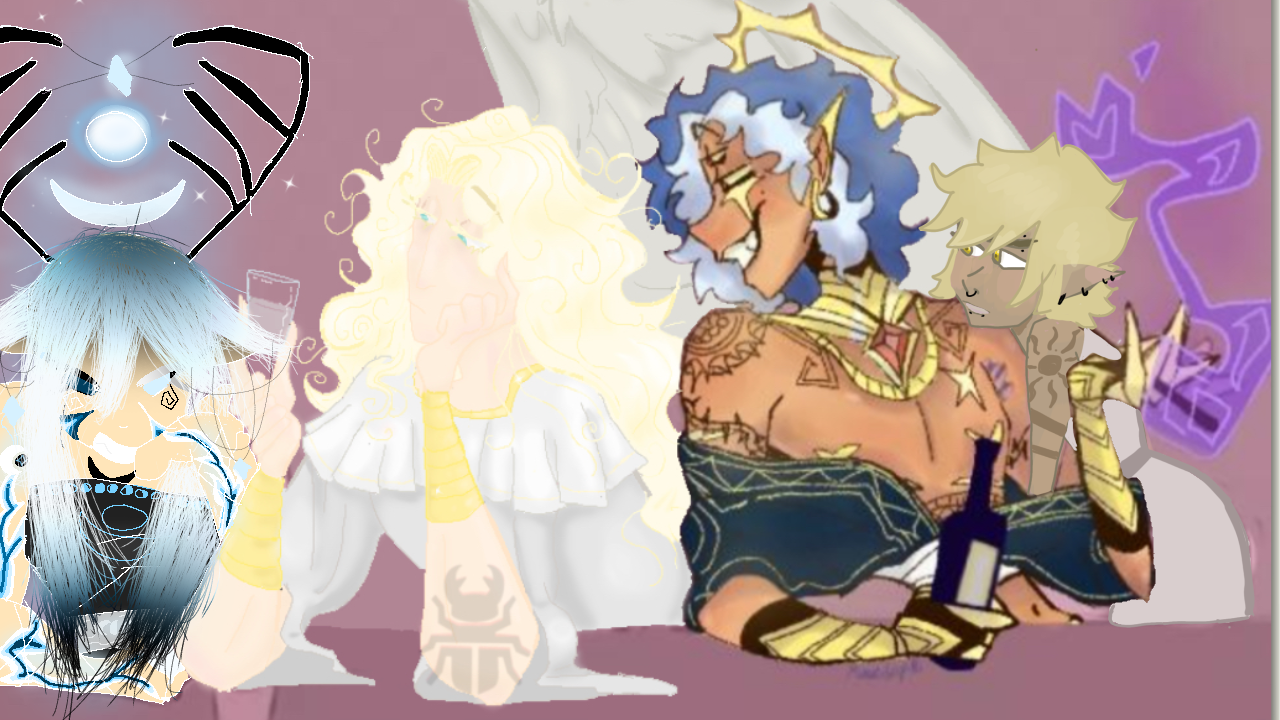 greek collab w @King of hair - ibisPaint