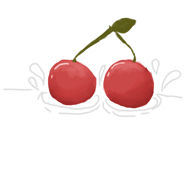 Realistic cherry’s - ibisPaint