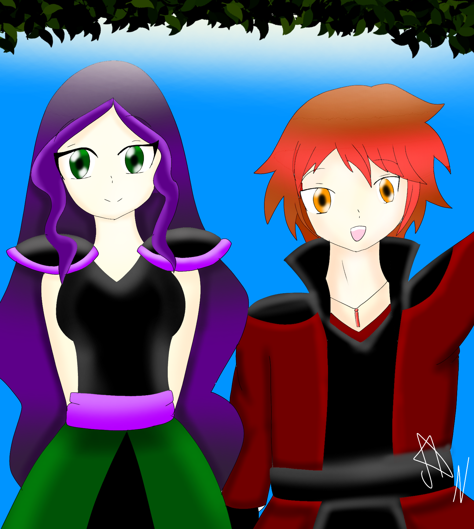 D.M - Light's Legend - Jenny et Vulcan - ibisPaint