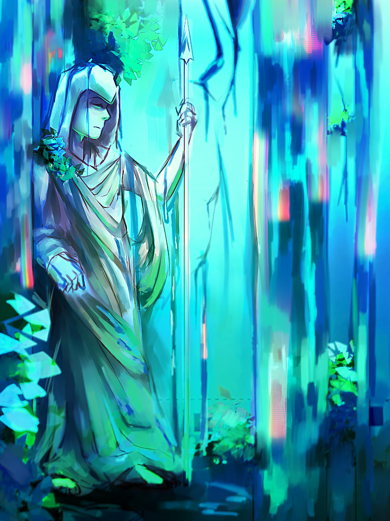 Statue 🩵🍀 - ibisPaint