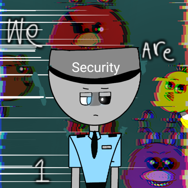 Fnaf1 Night Guard - ibisPaint