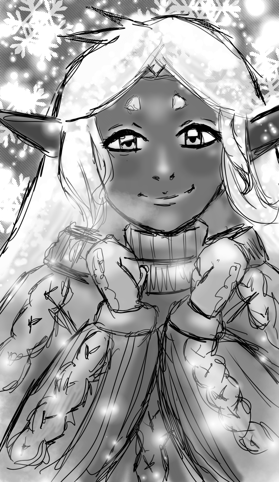 Zara in a sweater! - ibisPaint