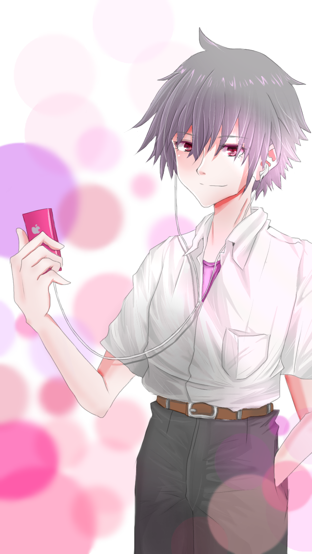 iPodを購入したカヲル君 - ibisPaint