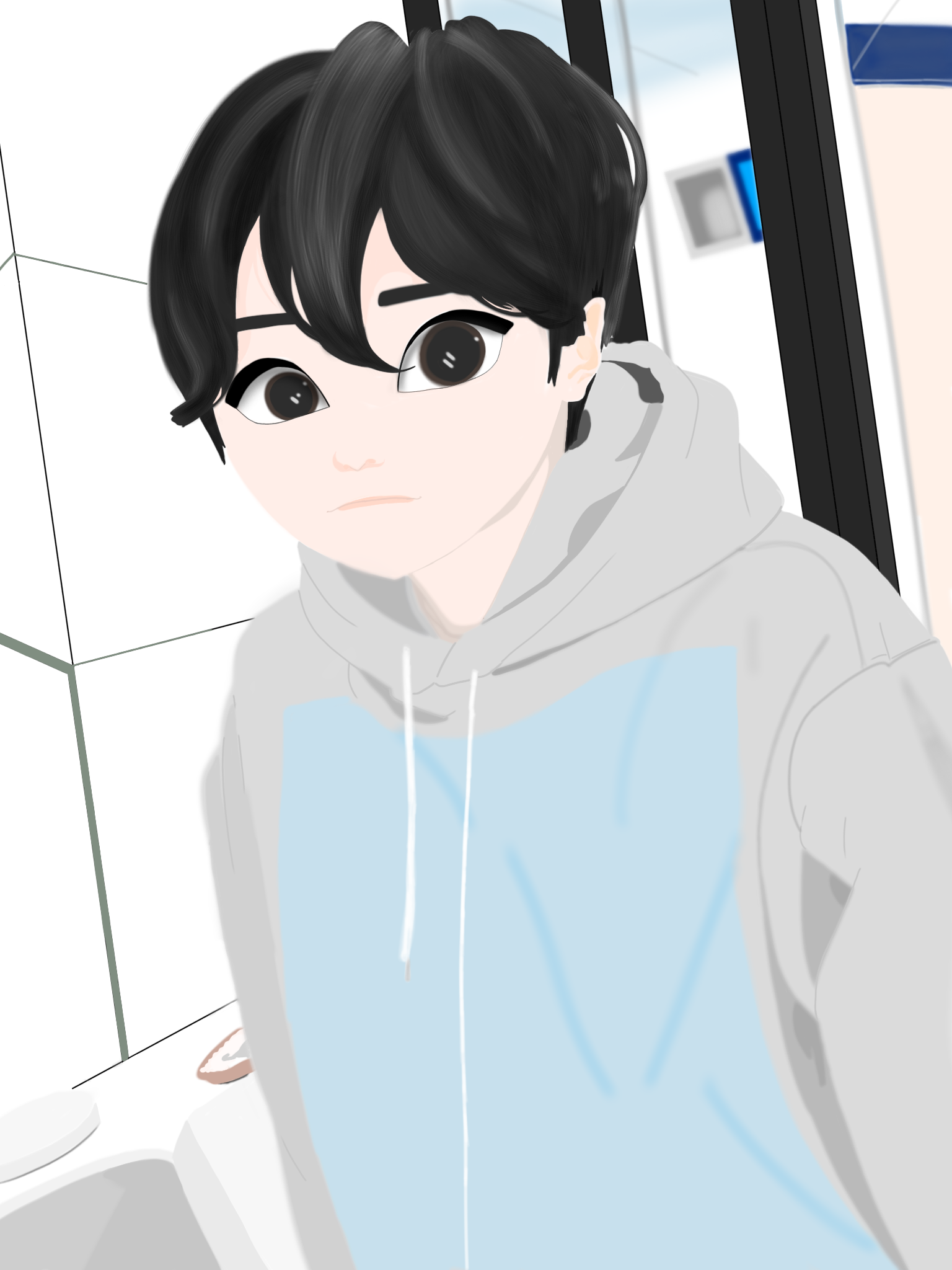 Go Sang Gil Cartoon - ibisPaint