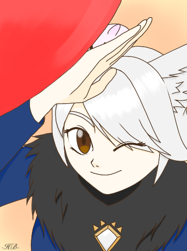 Quarter Heart Sky Cotl - ibisPaint