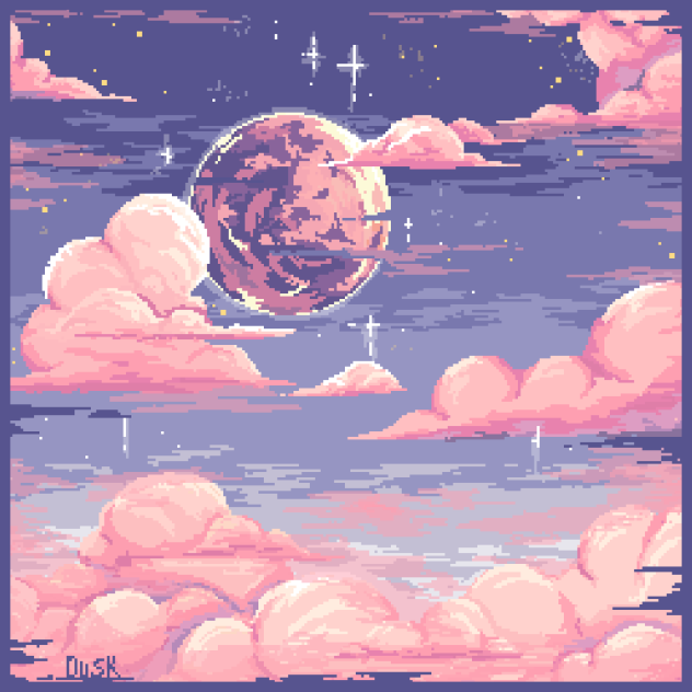 Pixel Moon - ibisPaint