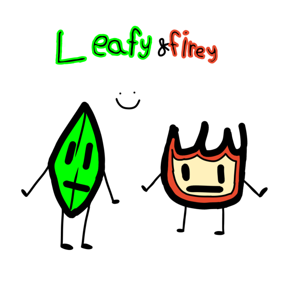 Leafy and firey - ibisPaint
