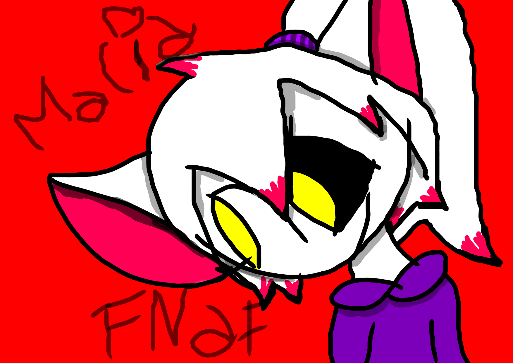 María FNaF speed art - ibisPaint