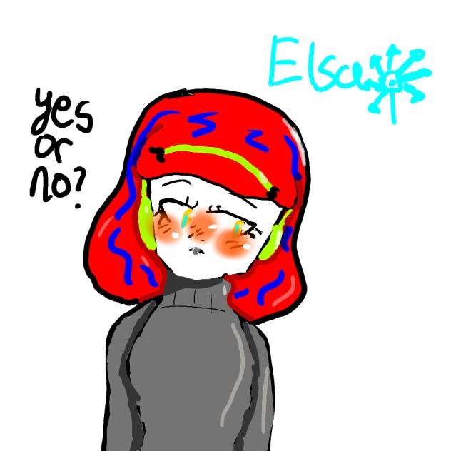 Truly drawing Elsa - ibisPaint