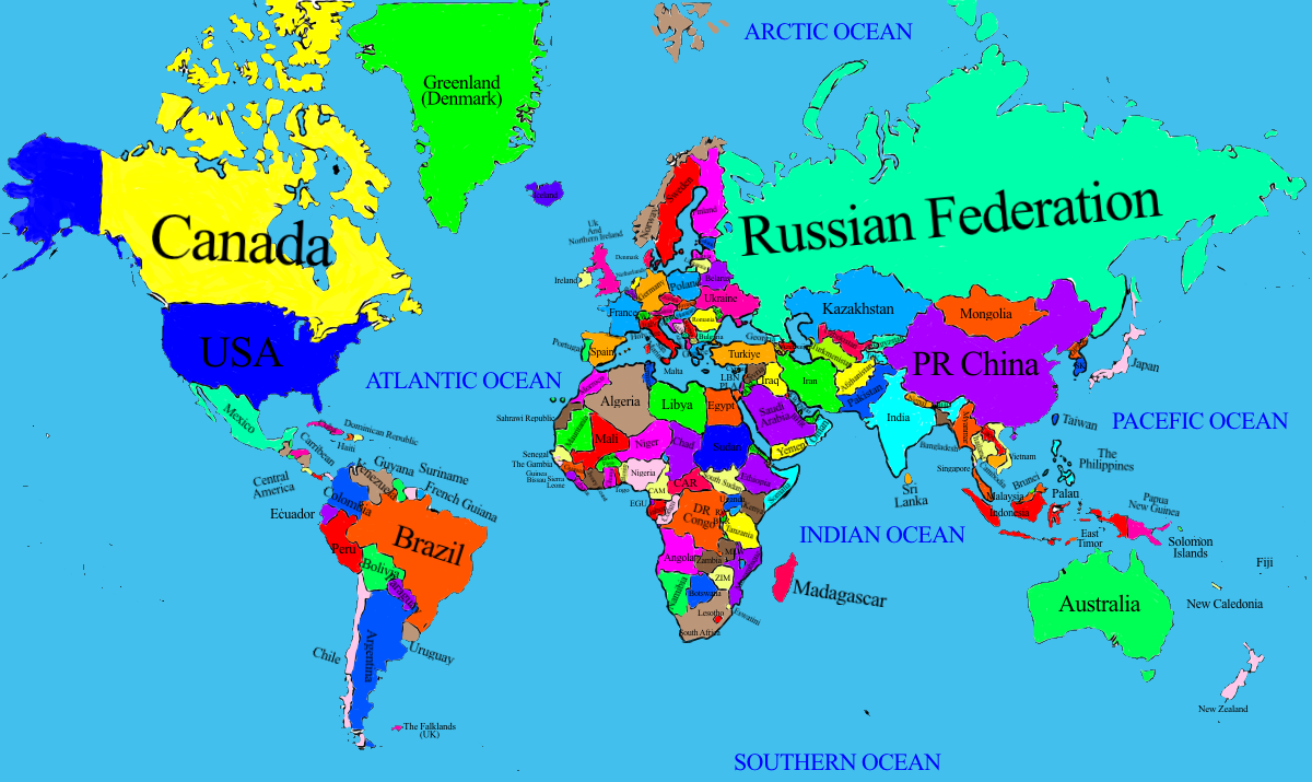 World map - ibisPaint