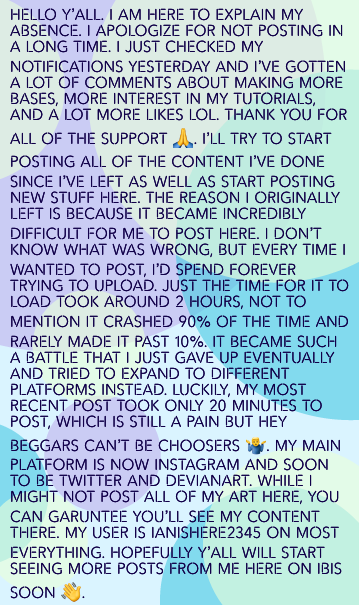 ANOUNCEMEMT and return oOooOo - ibisPaint