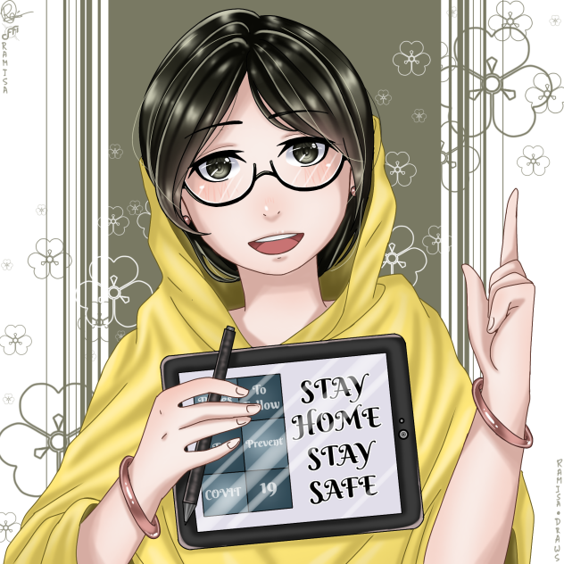 Meena's Teacher - ibisPaint