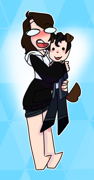 Fangirling over Doggo Connor RK800 - ibisPaint