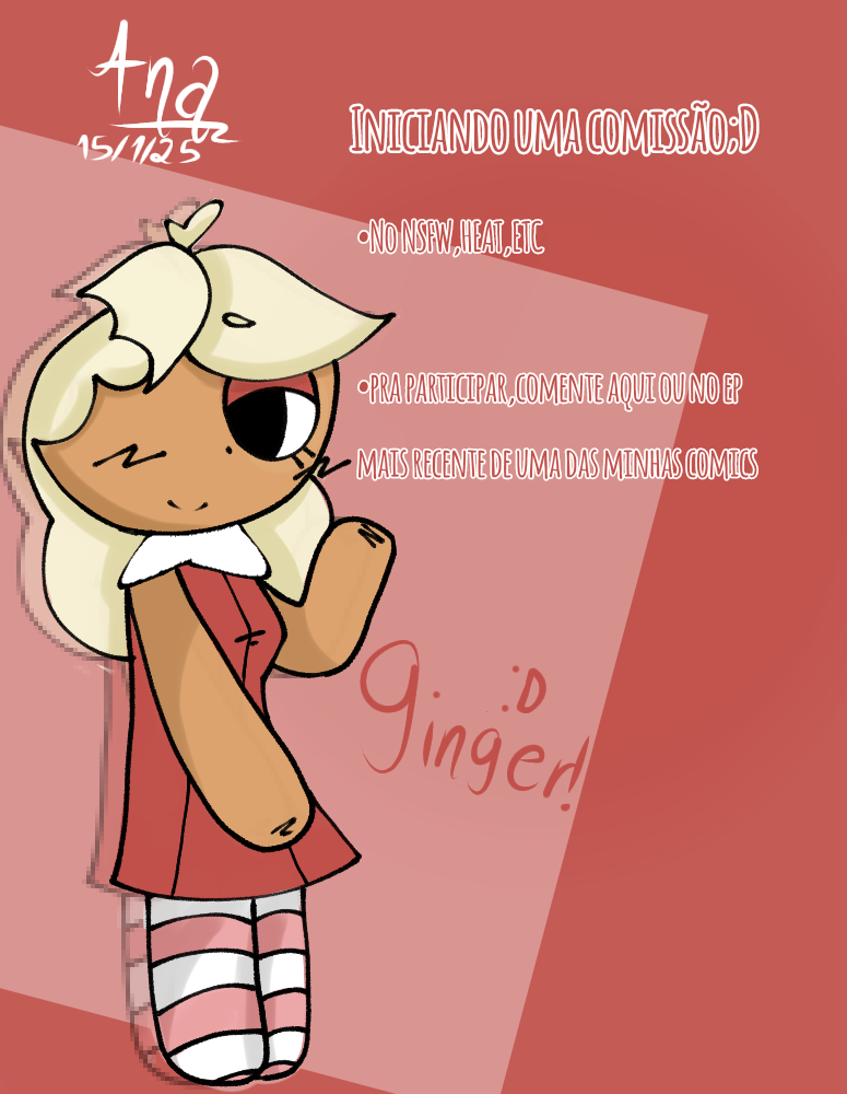 Ginger e Comissão - ibisPaint