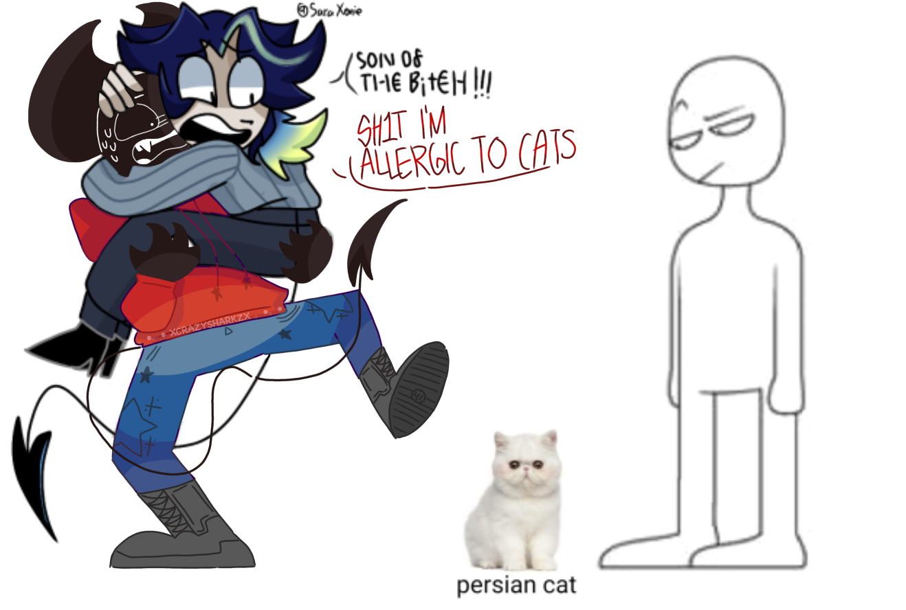 Persian cat Collab 😭 - ibisPaint