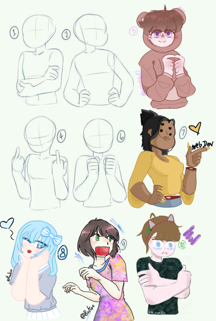 Pose collab - ibisPaint