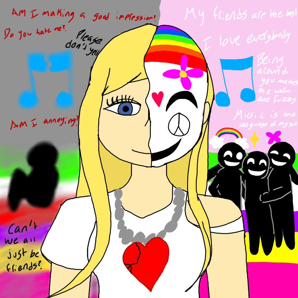 Heart On a Chain - ibisPaint