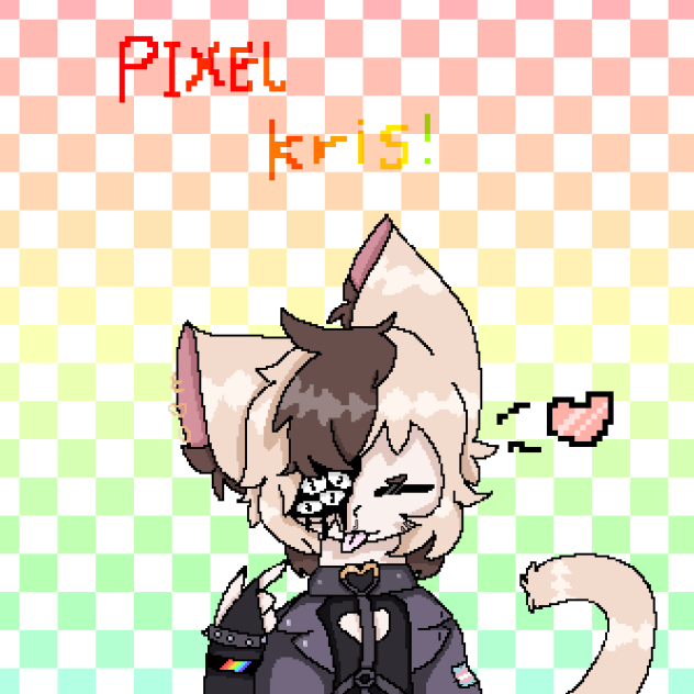 Pixel kris! 🩵 - ibisPaint