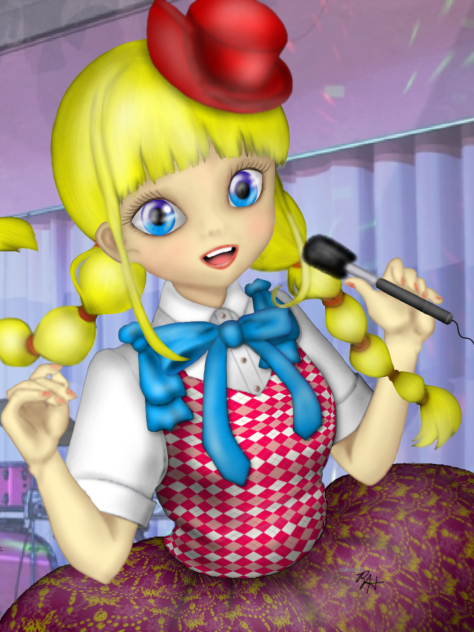 Girl Tiny Top Hat - Colored by RAH - ibisPaint