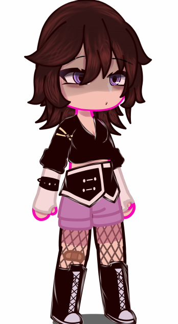 doing famous gacha creators editing styl - ibisPaint