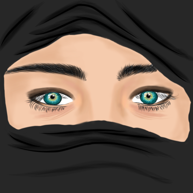 green ayes - ibisPaint