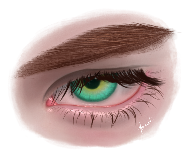 Green eye - ibisPaint
