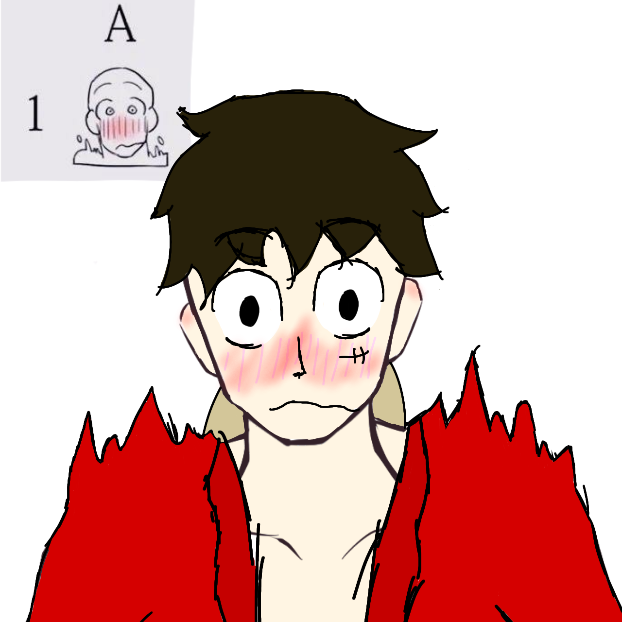A1 luffy blush chart - ibisPaint