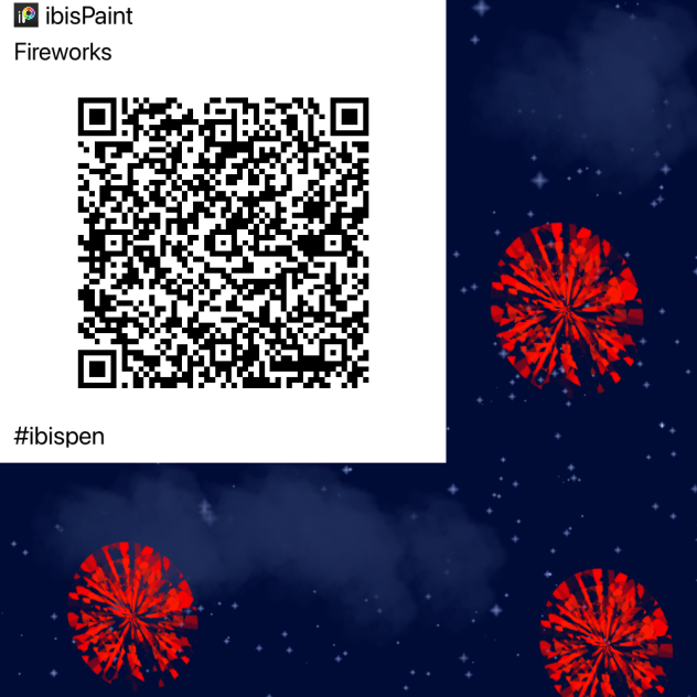 Fireworks Brush - ibisPaint