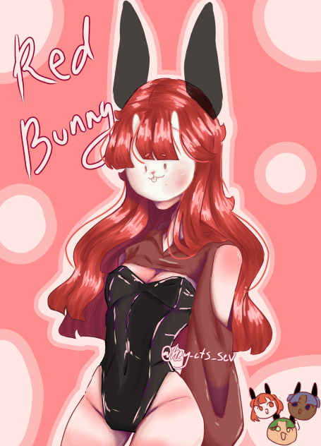 red bunny - ibisPaint