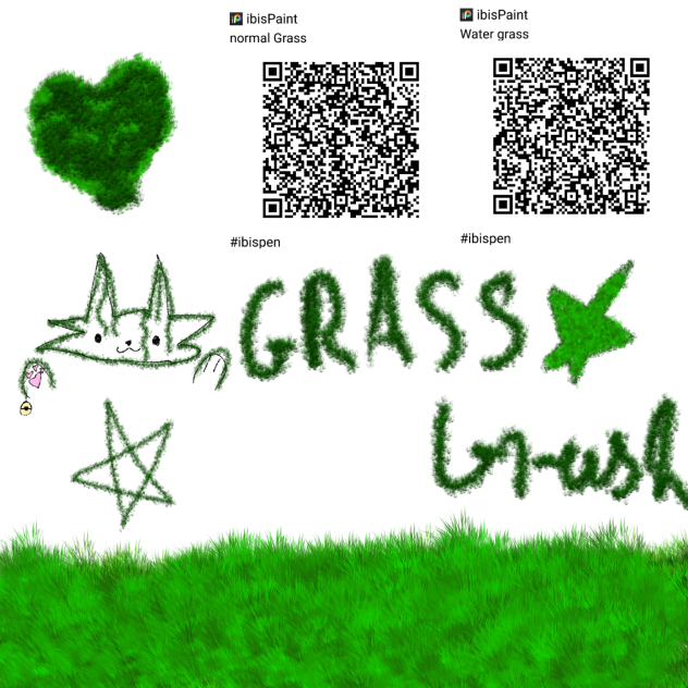 Grass brush - ibisPaint
