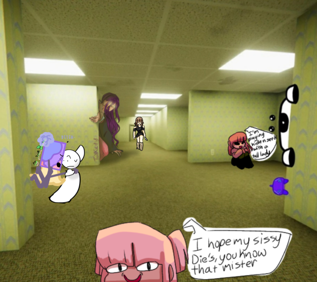 in the backrooms - ibisPaint