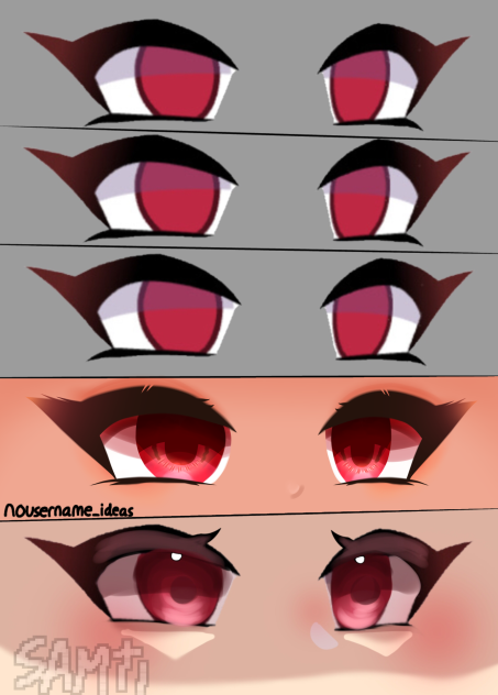 Gacha red eyes (edit collab) - ibisPaint
